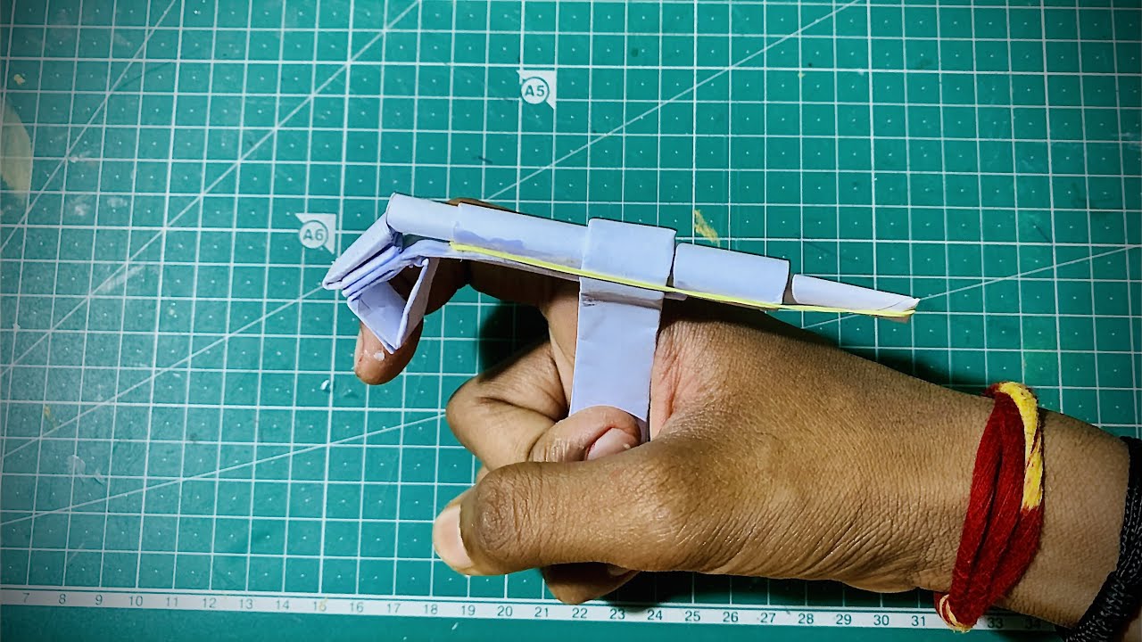 Easy paper gun | Easy powerfull paper gun - YouTube