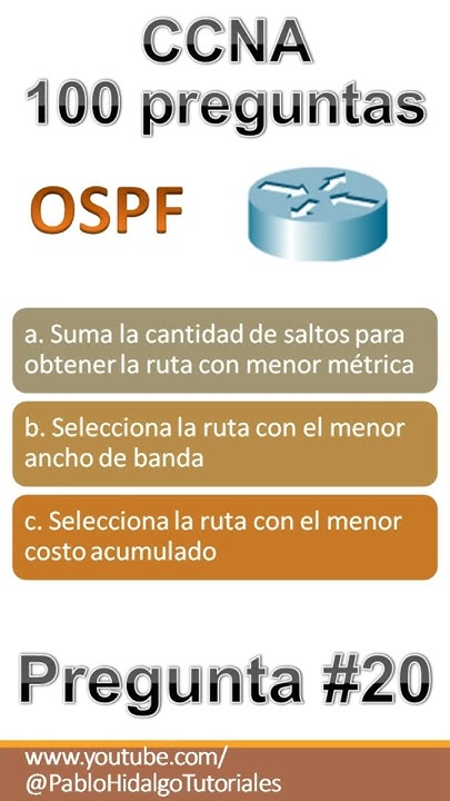 CCNA 100 preguntas | Pregunta 20 | #cisco #ccna #ccnacertification #ciscocertification - YouTube