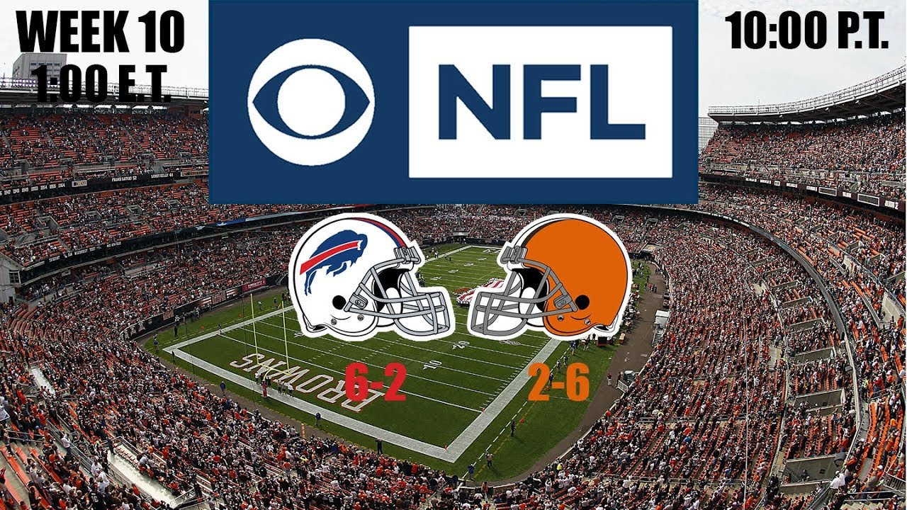 2019 NFL Season - Week 10 - (Prediction) - Bills at Browns - YouTube