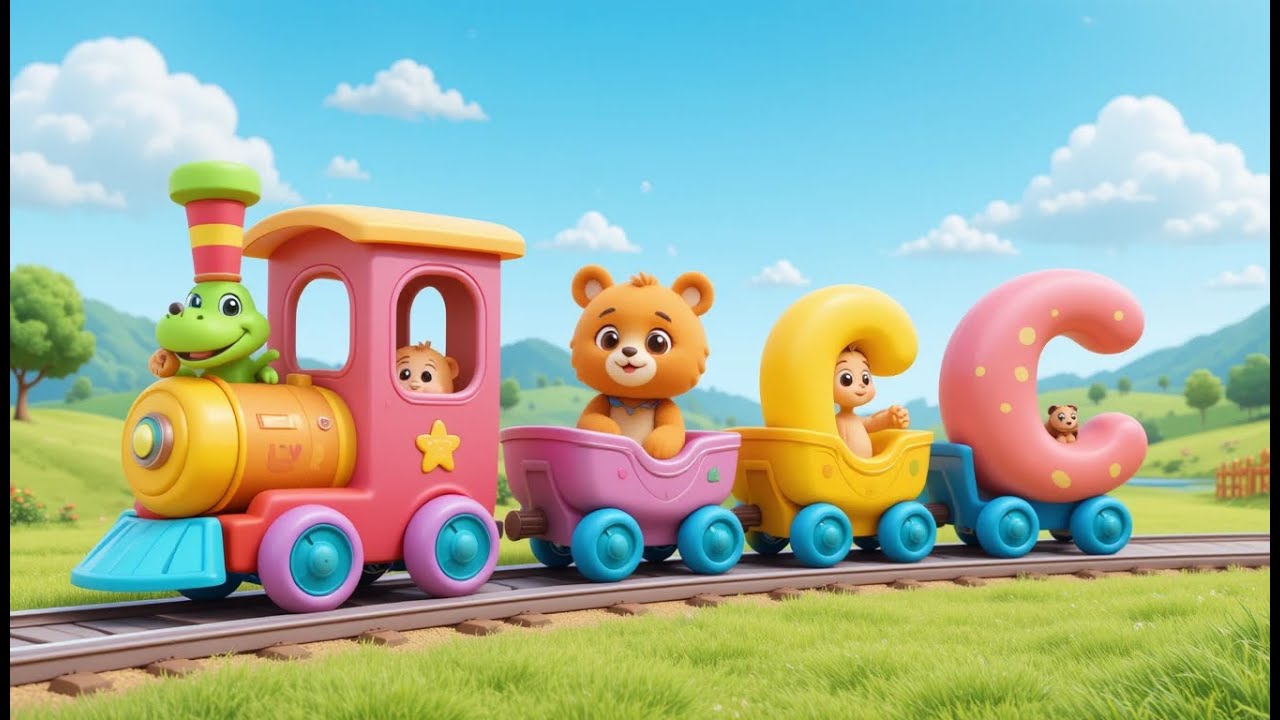 Alphabet Train Song 🚂🔤 | Kids Songs, Baby Songs & Nursery Rhymes for ...