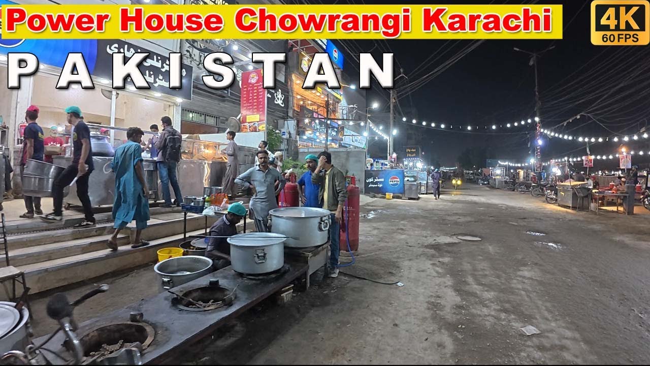 Powerhouse Chowrangi Walking Tour | North Karachi Pakistan | Full Mooni ...