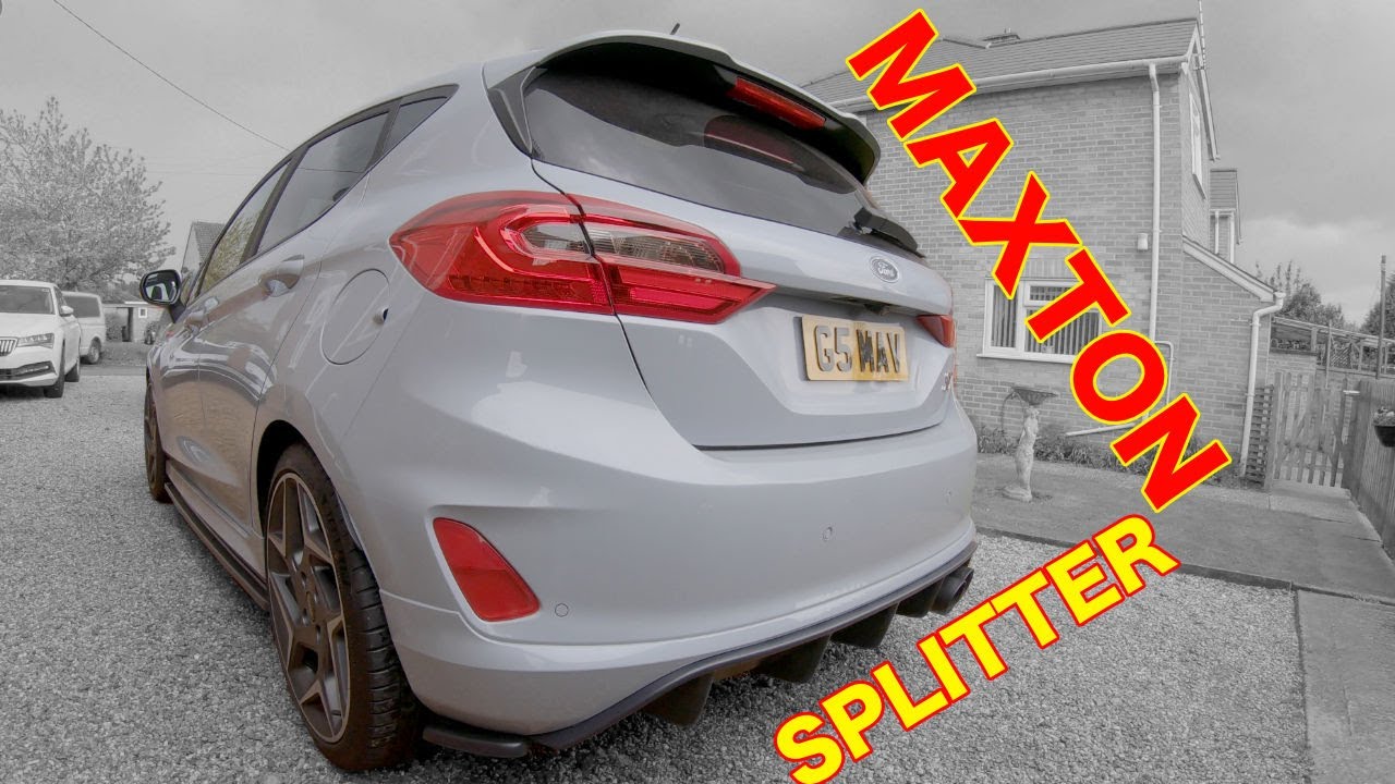MAXTON DESIGN FULL SPLITTER KIT - Ford Fiesta MK8 ST - Home Install ...