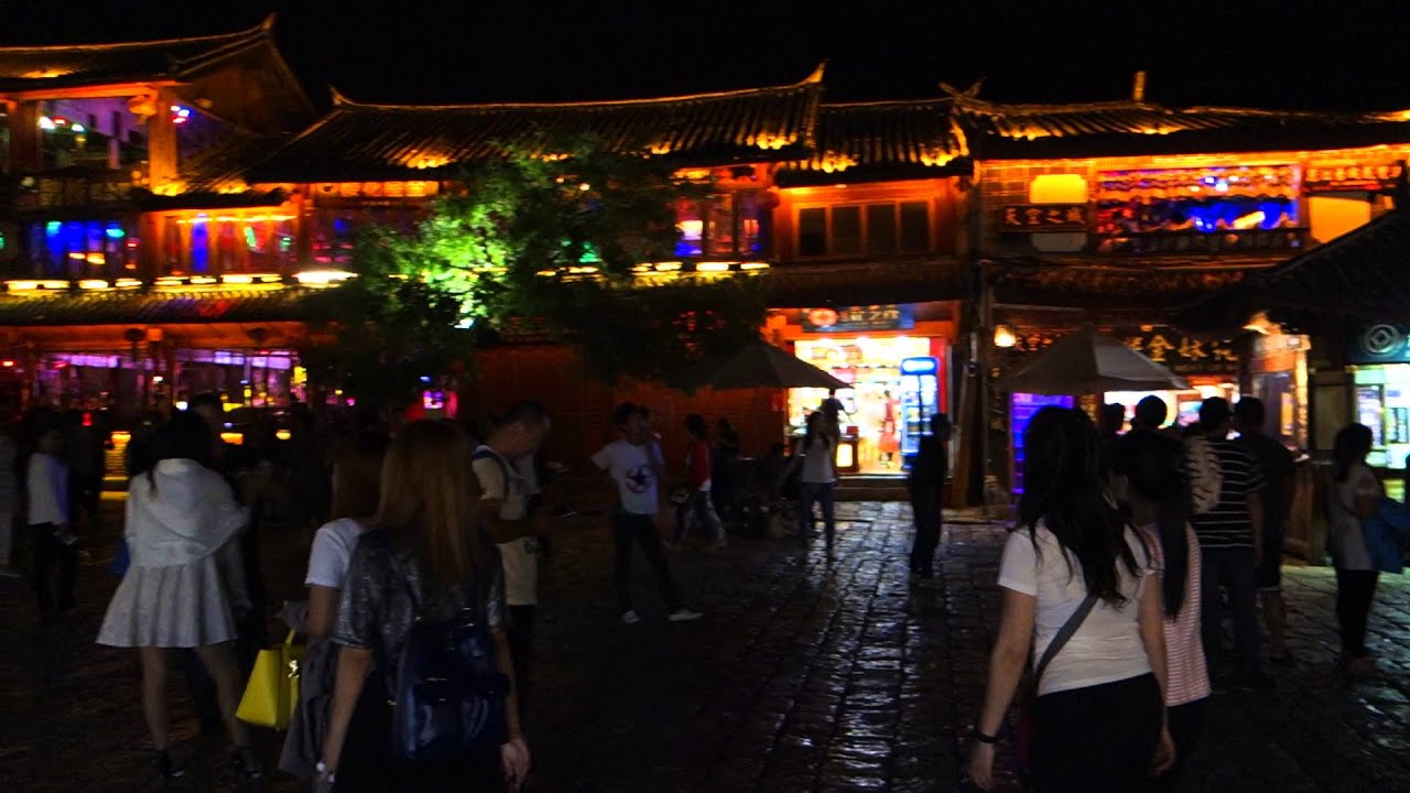 Bar street in Old Lijiang - YouTube