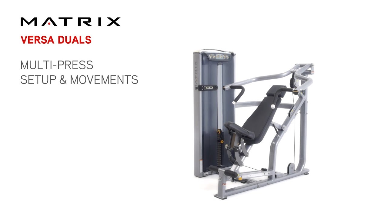 Matrix VERSA VS-S131 Жим от груди/от плеч - YouTube