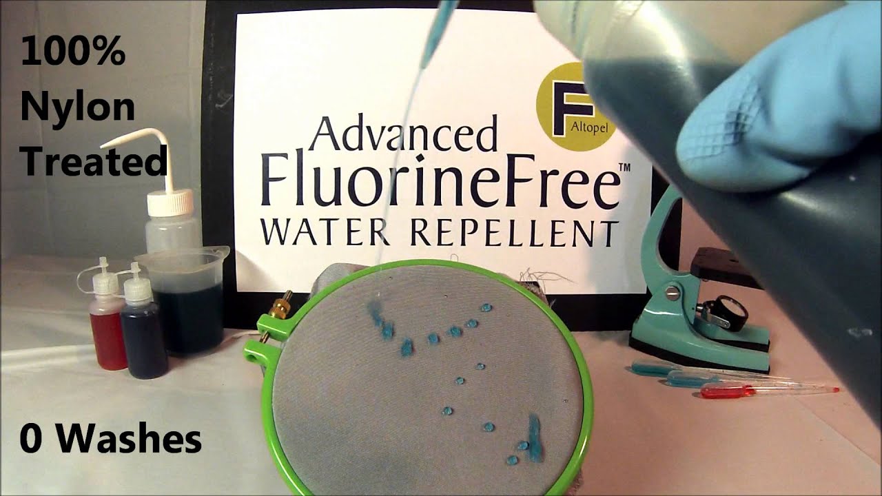 Repellency, Versatility, & Wash Durability Demonstration - YouTube
