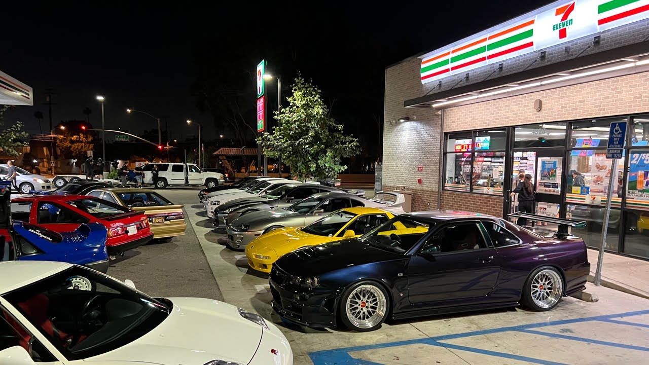 JDM Takeover at 7-11!!!! - YouTube