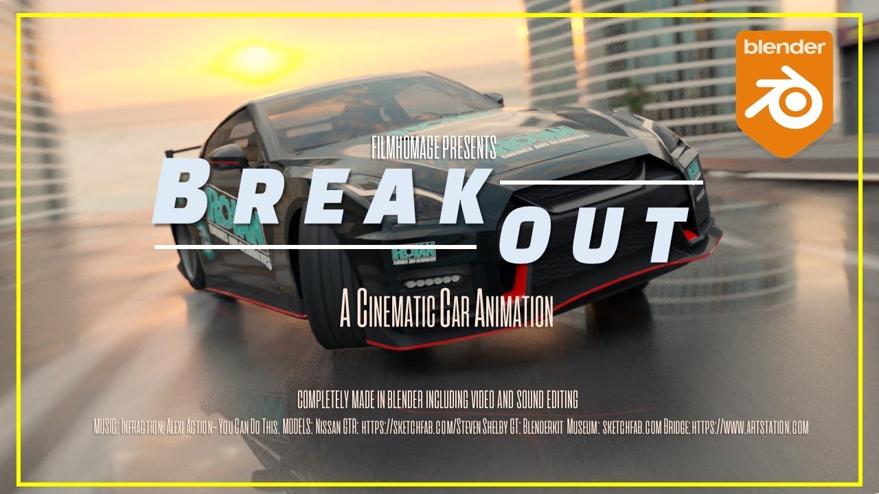 Cinematic Car Animation | CGI Short Film | Blender Render & Edit ...