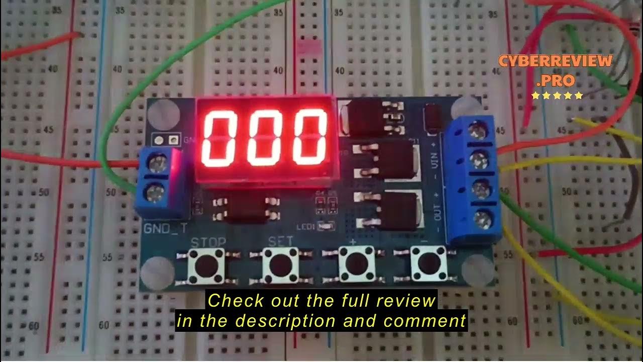 Review Hilitand DC 5V-36V Cycle Delay Timer Switch Turn On/Off Relay Module with LED Display ...