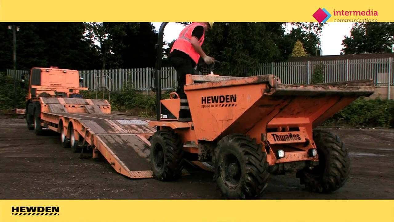 Hewden - Loading Plant & Equipment - YouTube
