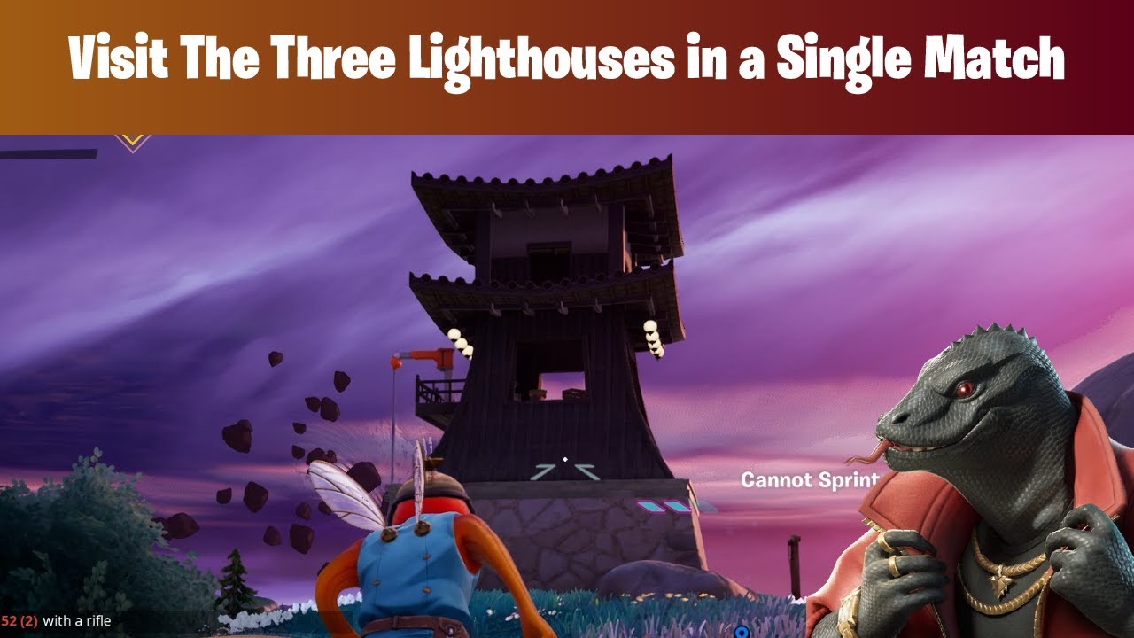 Fortnite วิธีทำ Visit The Three Lighthouses in a Single Match Week 2 ...
