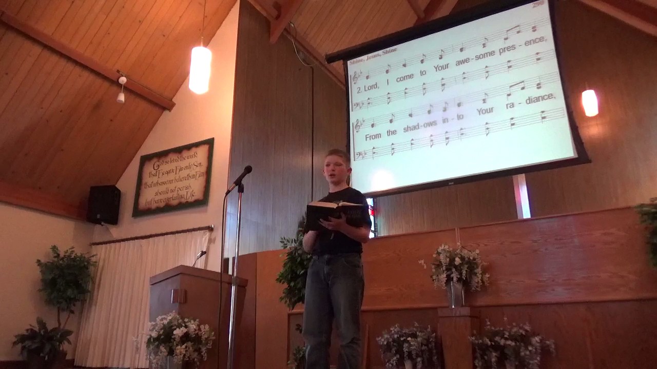 Cael Washburn leading "Shine, Jesus, Shine" - YouTube