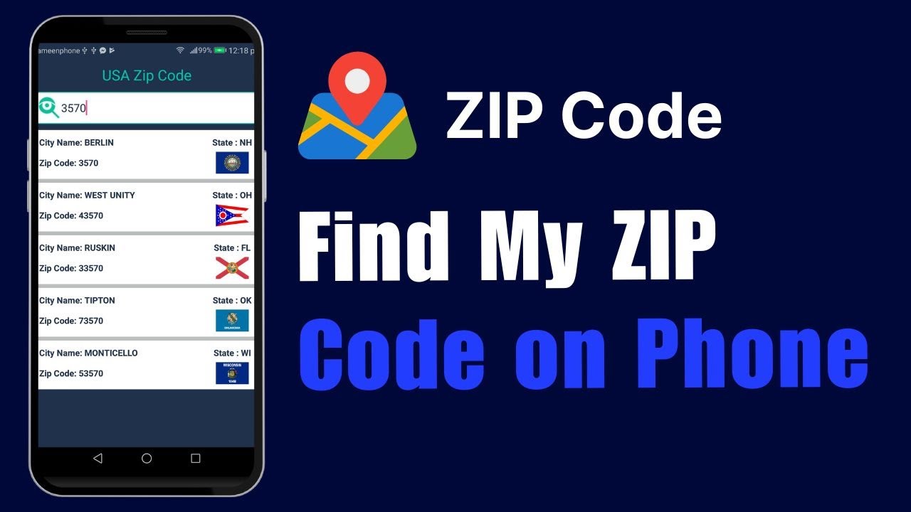 How to Find My ZIP Code on My Phone ! - YouTube