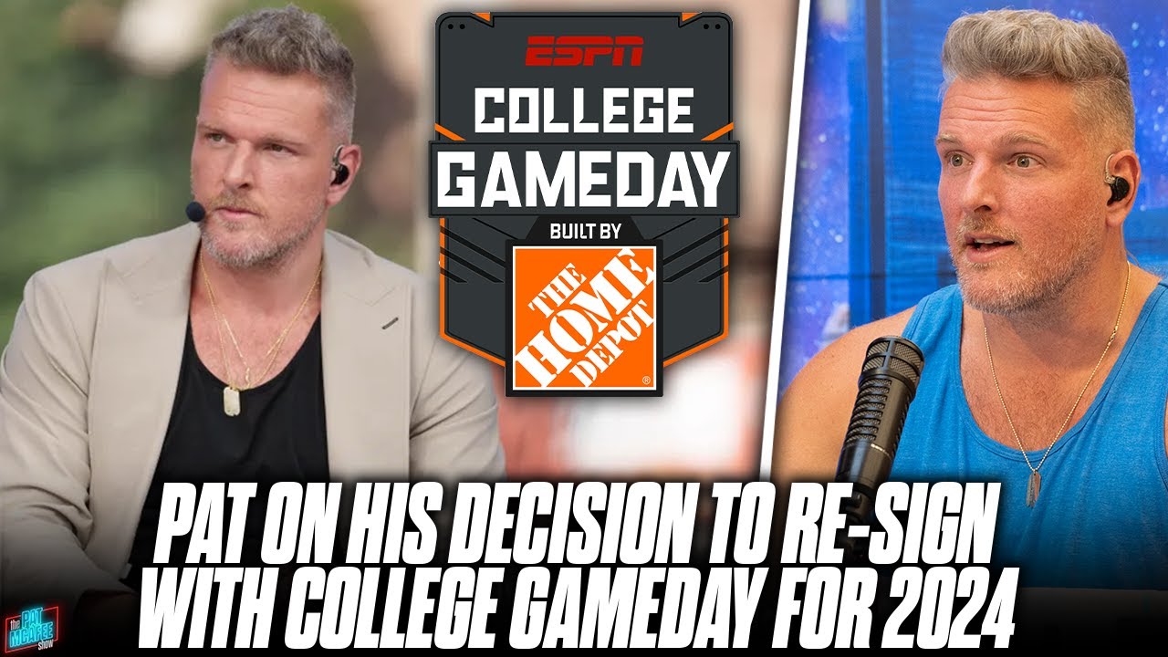 Pat McAfee Is OFFICIALLY Back With College GameDay, Explains The Drama ...