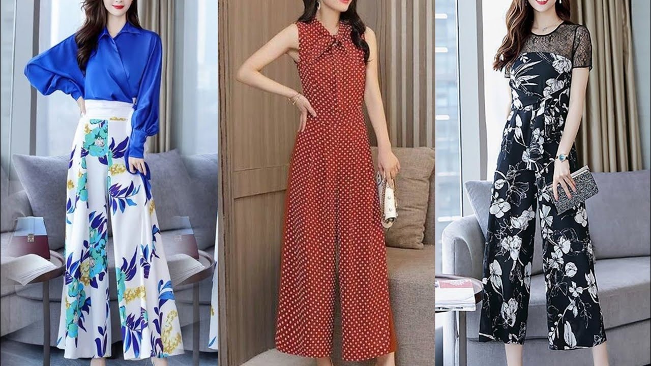 Floral printed jumpsuit design ideas for ladies- latest jumpsuits ...