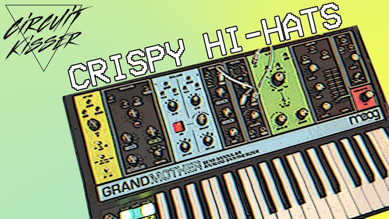 CRISPY HI-HATS in 60 Seconds // Moog Grandmother - YouTube