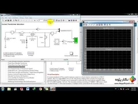 Current Transformer Saturation-MATLAB - YouTube