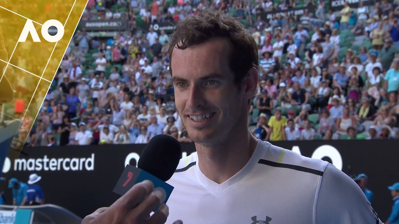 Andy Murray on court interview (1R) | Australian Open 2017 - YouTube