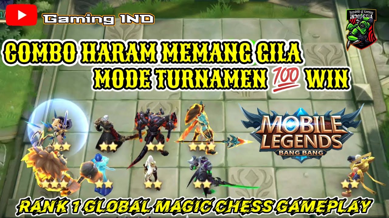 COMBO HARAM MODE TURNAMEN MAGIC CHESS - AUTO WIN 💯 - YouTube