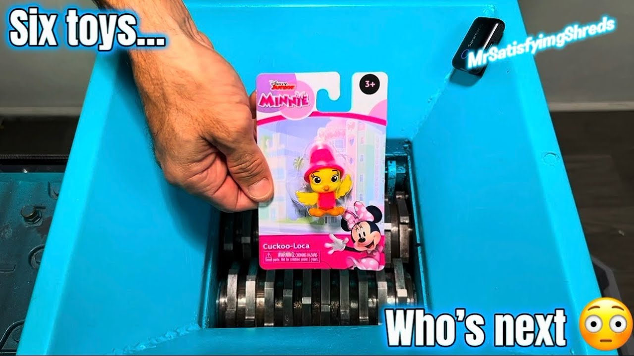 Shredding 6 Random Mini Toys! (Mystery Figures… Who’s Next?) - YouTube