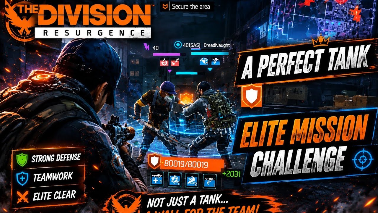 Perfect TEAM WORK Elite Mission Challenge | The Division Resurgence ...