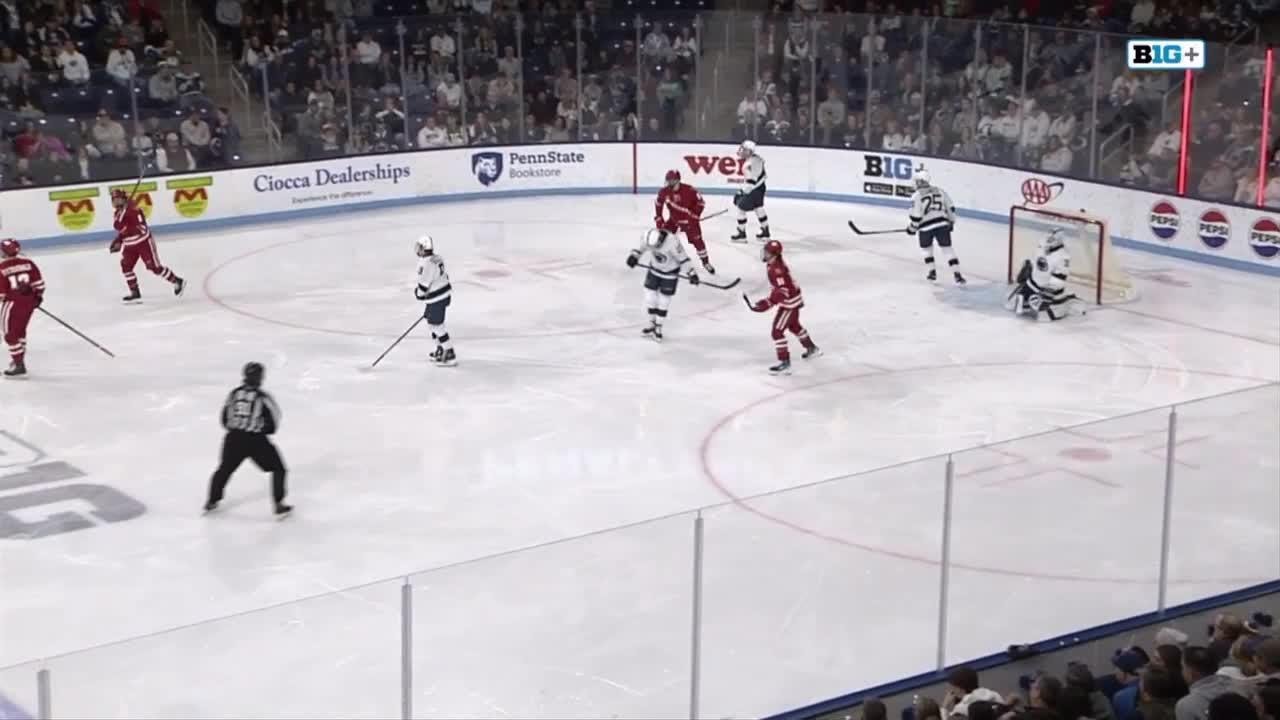 Christian Fitzgerald Highlights vs. Penn State | Wisconsin Hockey | 02 ...