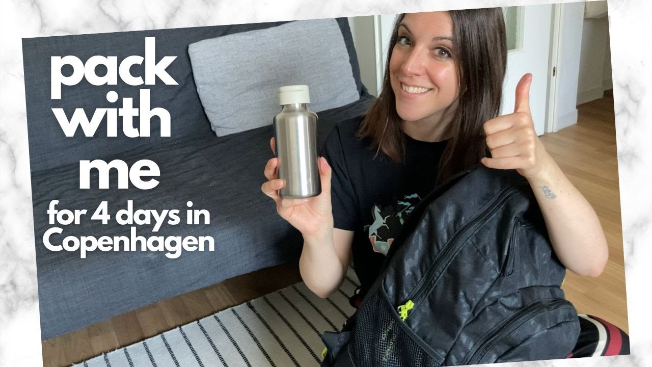 Packing for 4 days in Copenhagen, small backpack only | pack with me ...