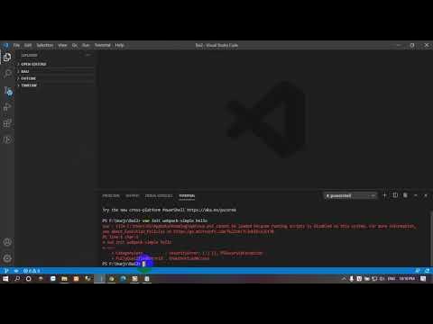 Cannot be loaded because running scripts is disabled on this system ...