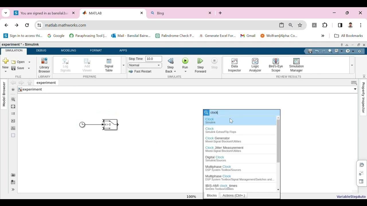 How switch block works in MATLAB - YouTube