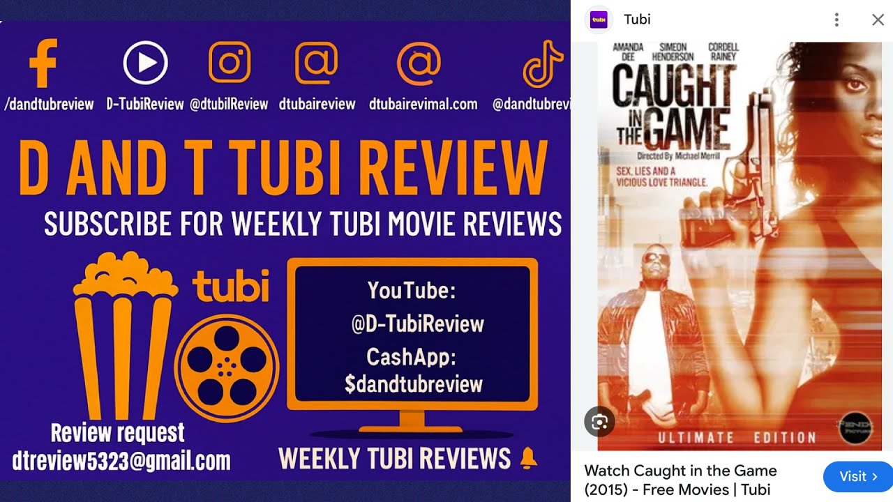 Caught In The Game 🍿 D and T Tubi Review - YouTube