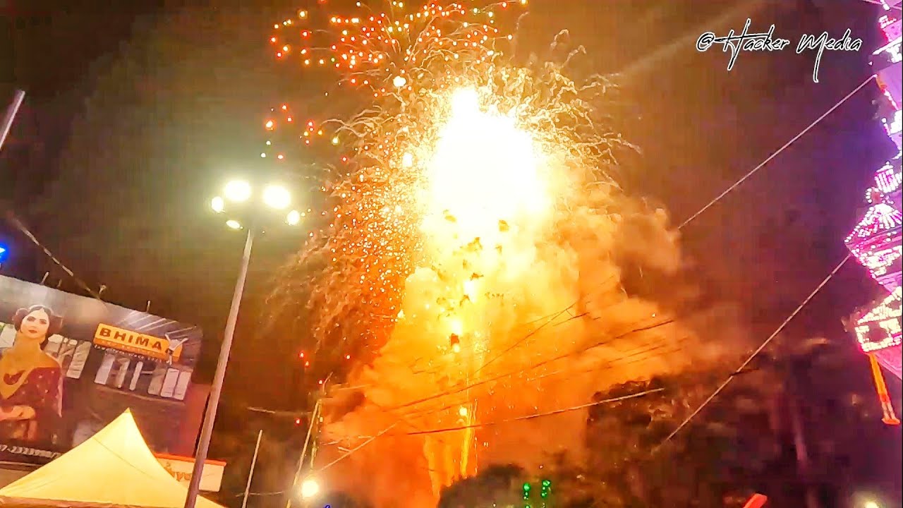 Thrissur Pooram 2023 | Sample Fireworks Thiruvambadi - YouTube
