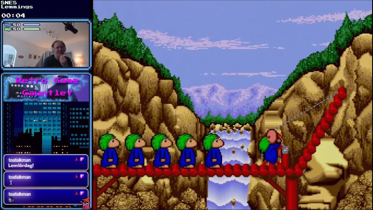 Retro Game Gauntlet - SNES - Lemmings [060] - YouTube