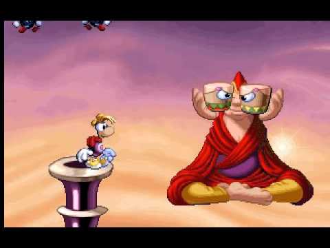 Rayman PC (MS-DOS) - Gong Heights - All cages - YouTube