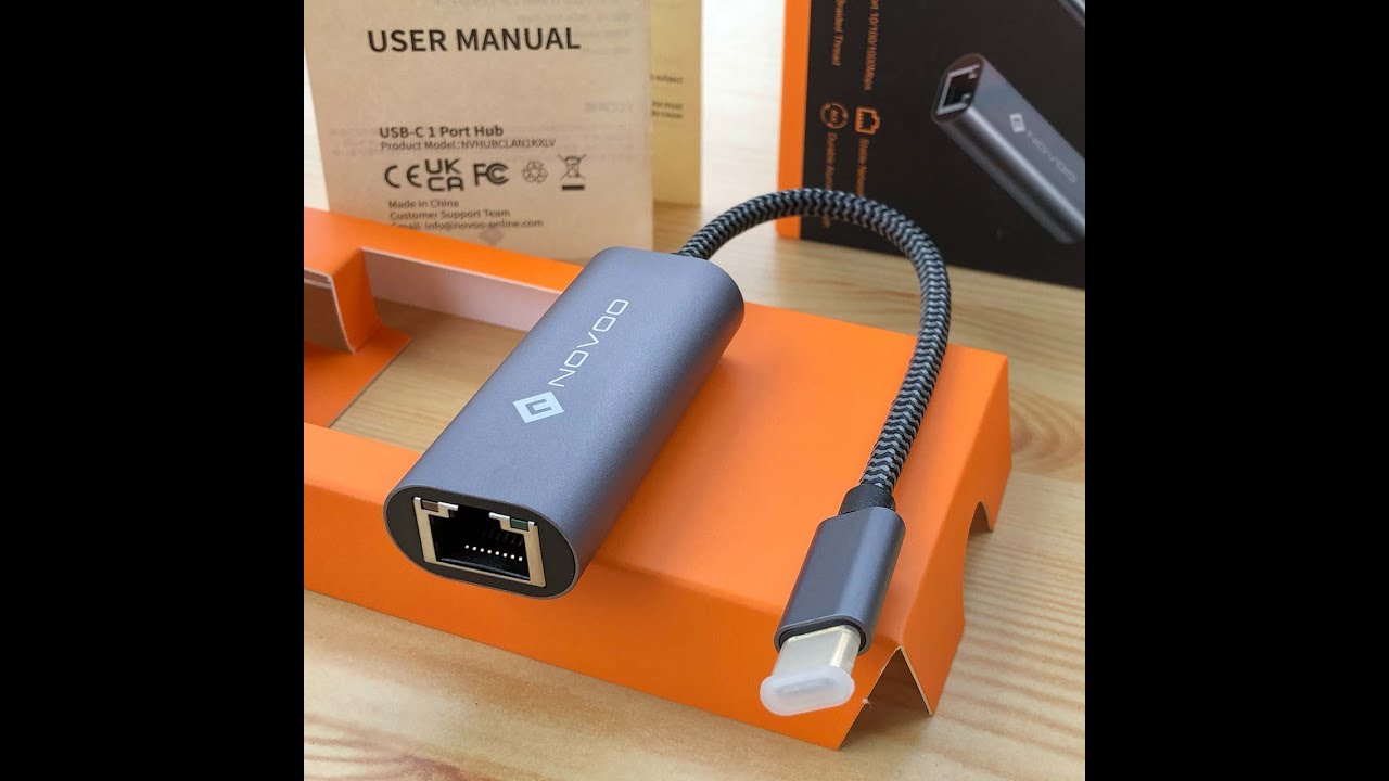 拆解：NOVOO Metal Body,Nylon Braided Cable USB Type C to RJ45 Ethernet ...