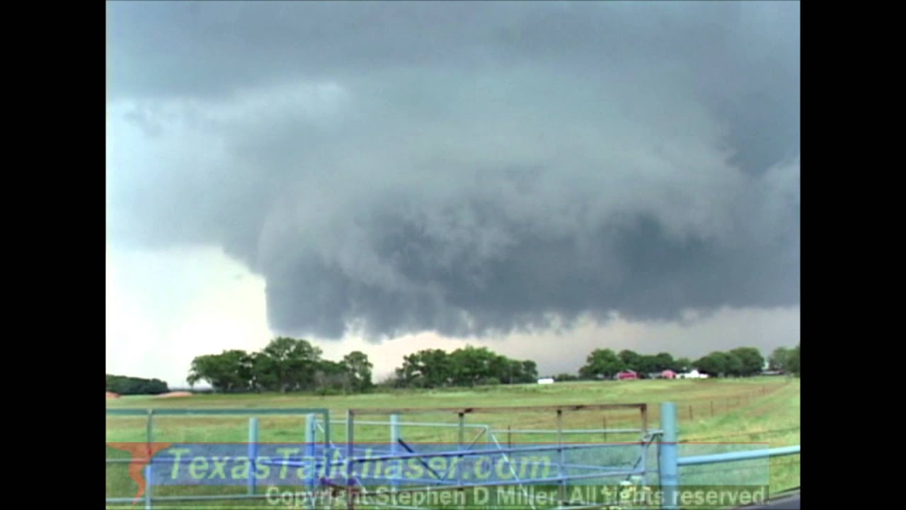 May 9, 2015 - Cisco TX - Rotating wall cloud & tornado - YouTube