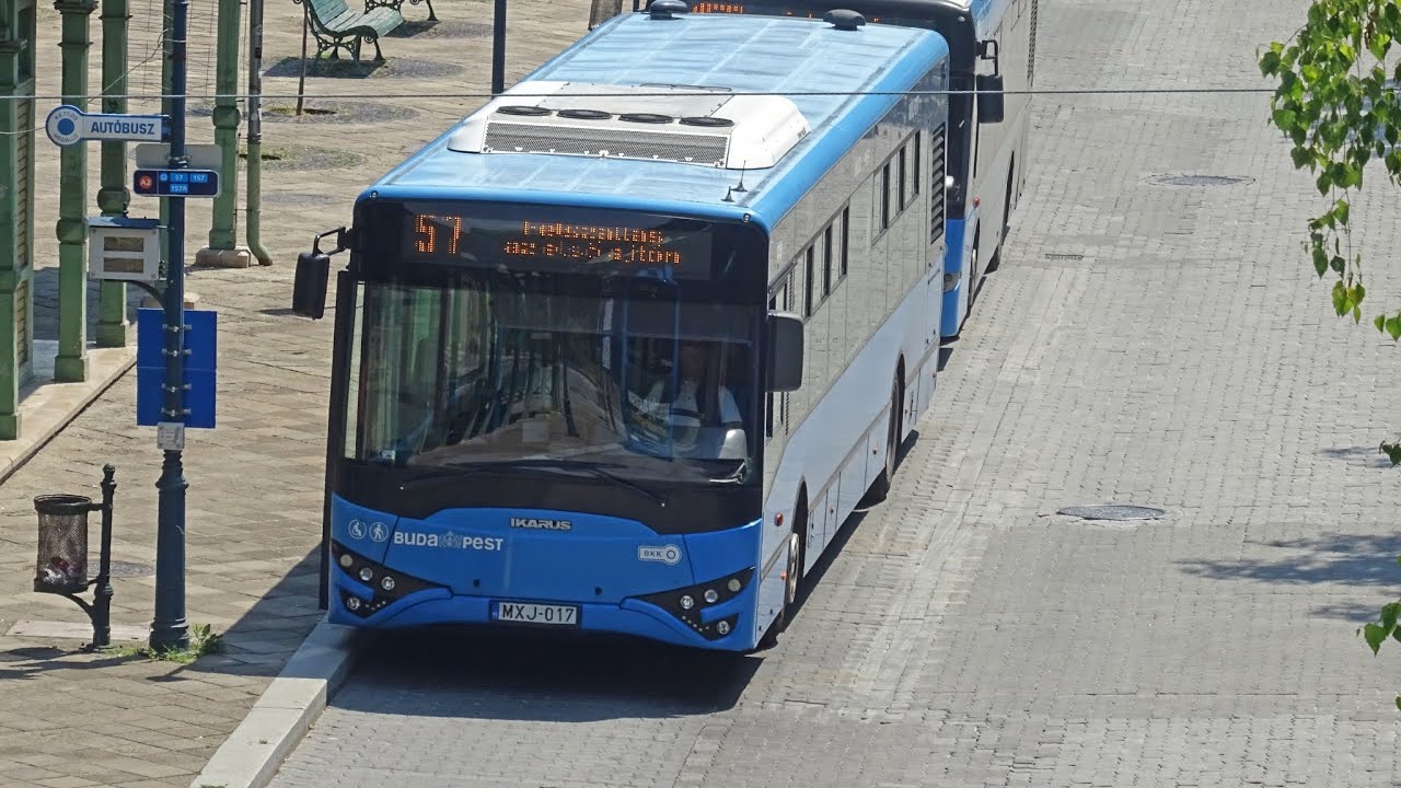 IKARUS 127V (MXJ-017) BKV Budapest [57] - YouTube