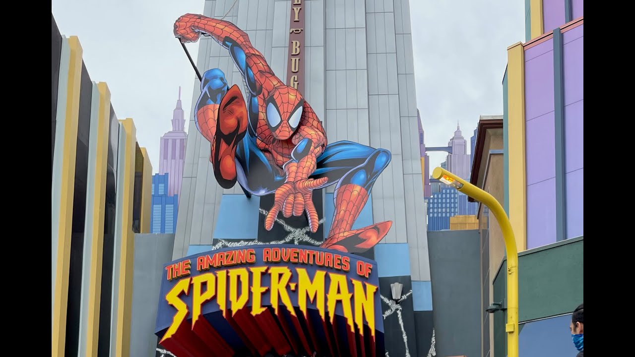 The amazing adventures of Spiderman, Universal Studios Orlando - YouTube