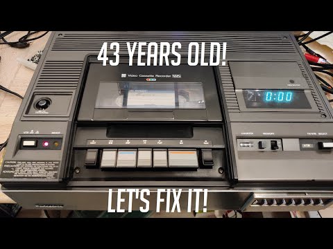 Vintage Tech: PANASONIC NV-8600 (1978) VHS-Videorecorder – ERSTER PAL-Videorecorder von PANASONIC...