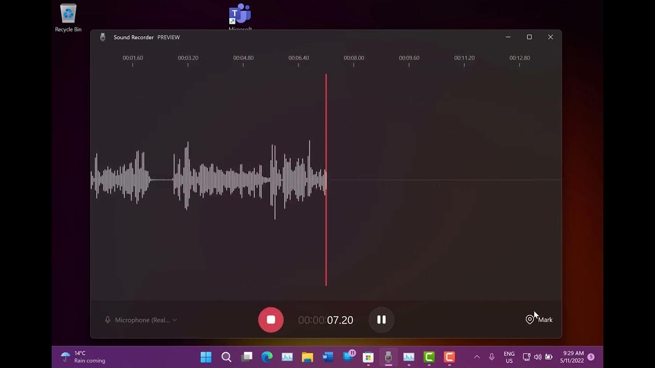 A quick look at the new Sound Recorder in Windows 11 - YouTube