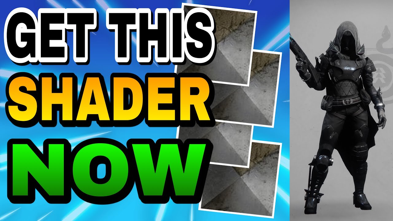 YOU NEED TO GET THIS SHADER NOW! - Destiny 2 All Black Shader ...