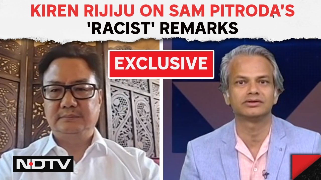 Sam Pitroda Statement | Kiren Rijiju Slams Congress, Sam Pitroda: "No Point Seeking Apology ...
