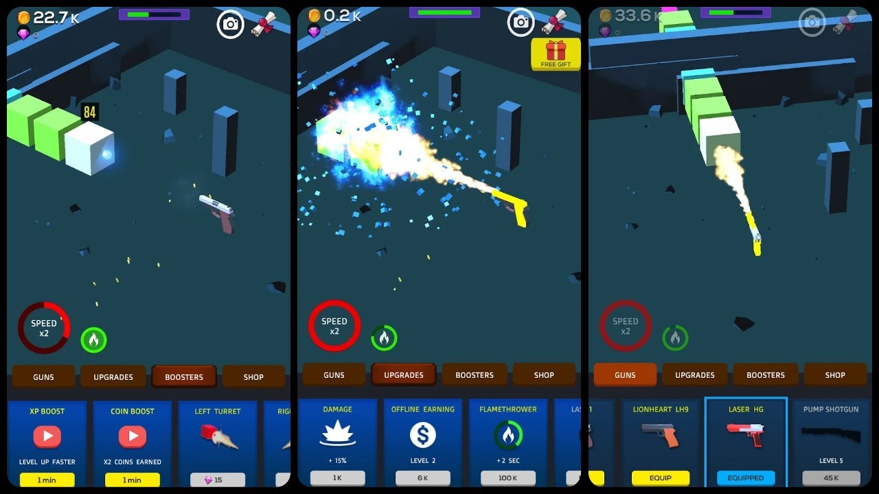Idle Gun Shoot Tycoon (Gameplay Android) - YouTube