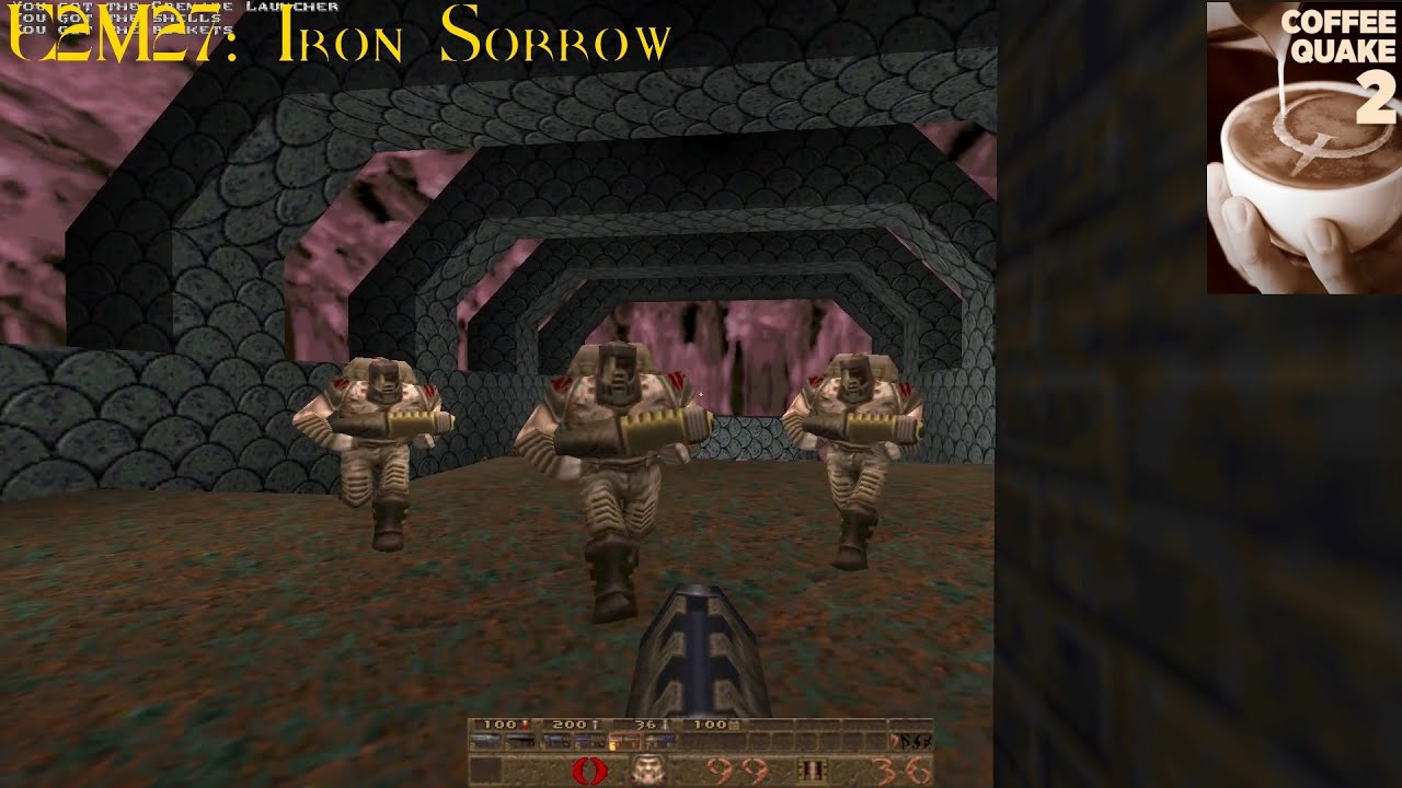 Coffee Quake 2: Double Shot (Normal) - E2M27: Iron Sorrow (100%) - YouTube