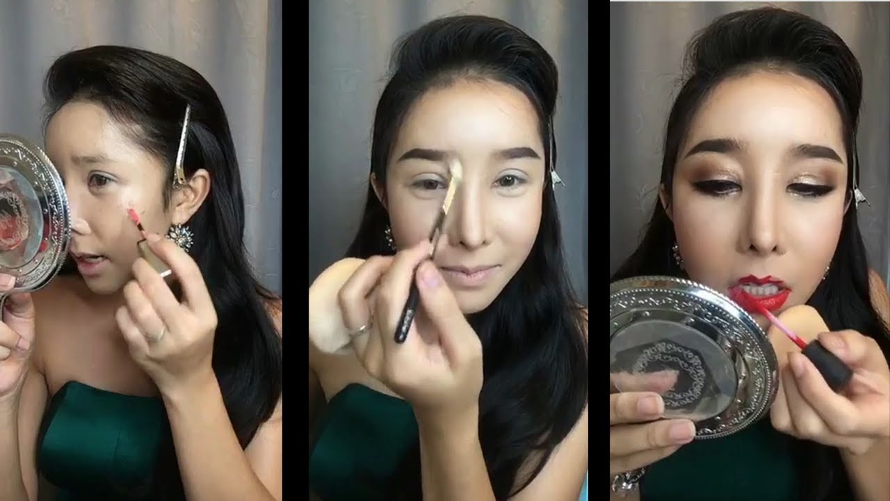 Gorgeous Thai transgender woman DIY makeup (English subtitle) - YouTube