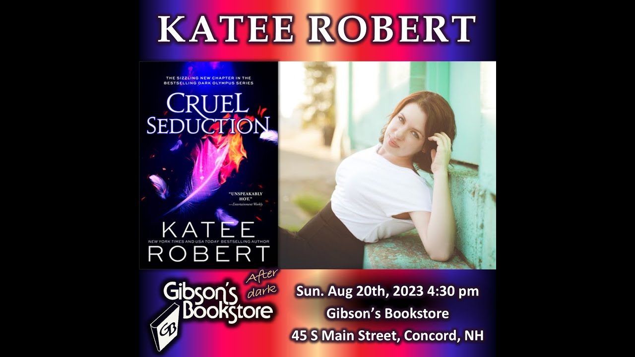 Katee Robert at Gibson's Bookstore, Cruel Seduction book tour! - YouTube