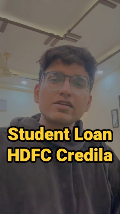 Student loan from HDFC Credila for Masters | Masters in USA | Study Abroad Insights - YouTube