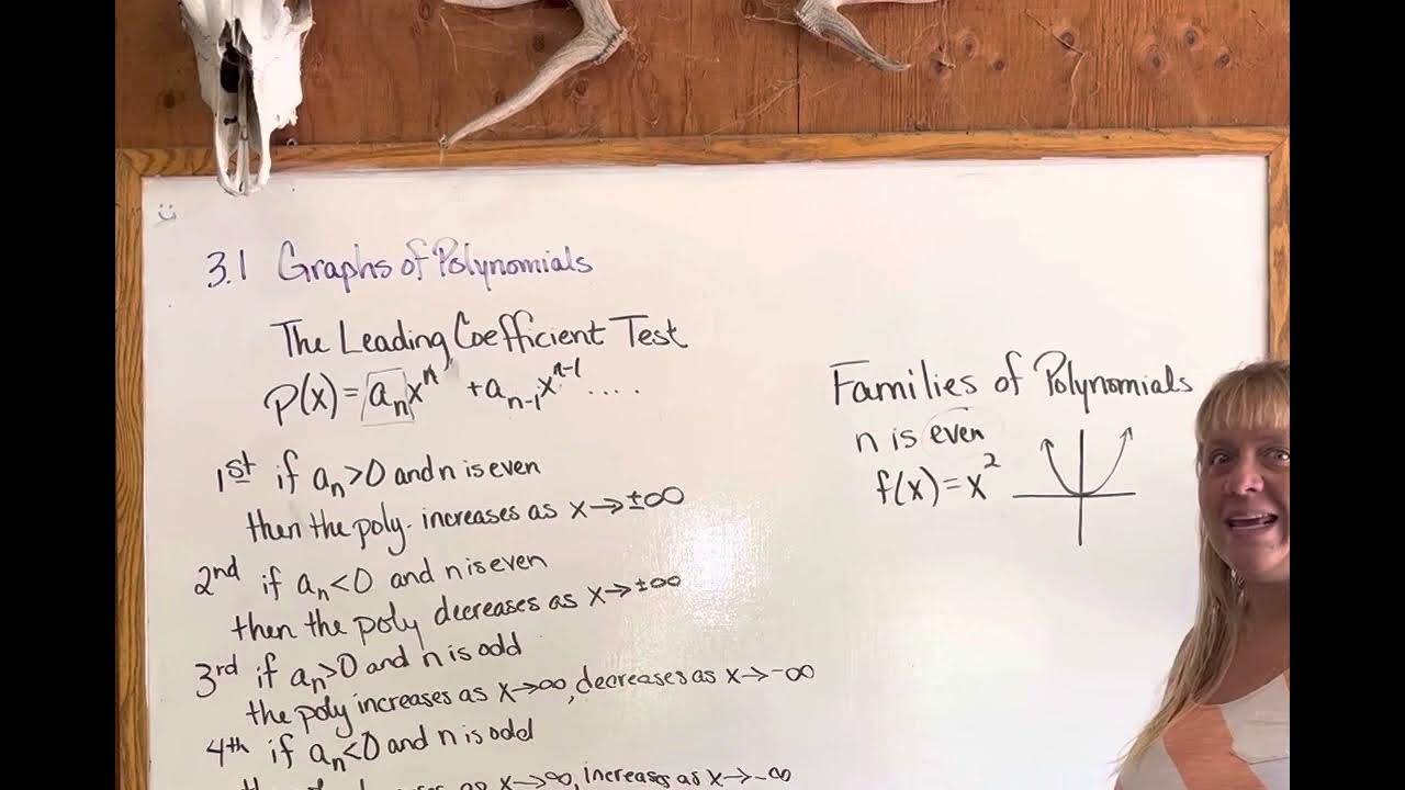 3.1 Graphing Polynomials Lecture Part 1 - YouTube
