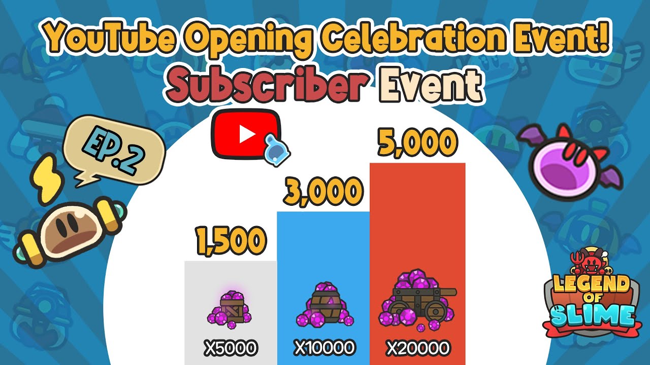 [Ep.2] Legend of Slime Youtube Opening Celebration Subscriber Event ...