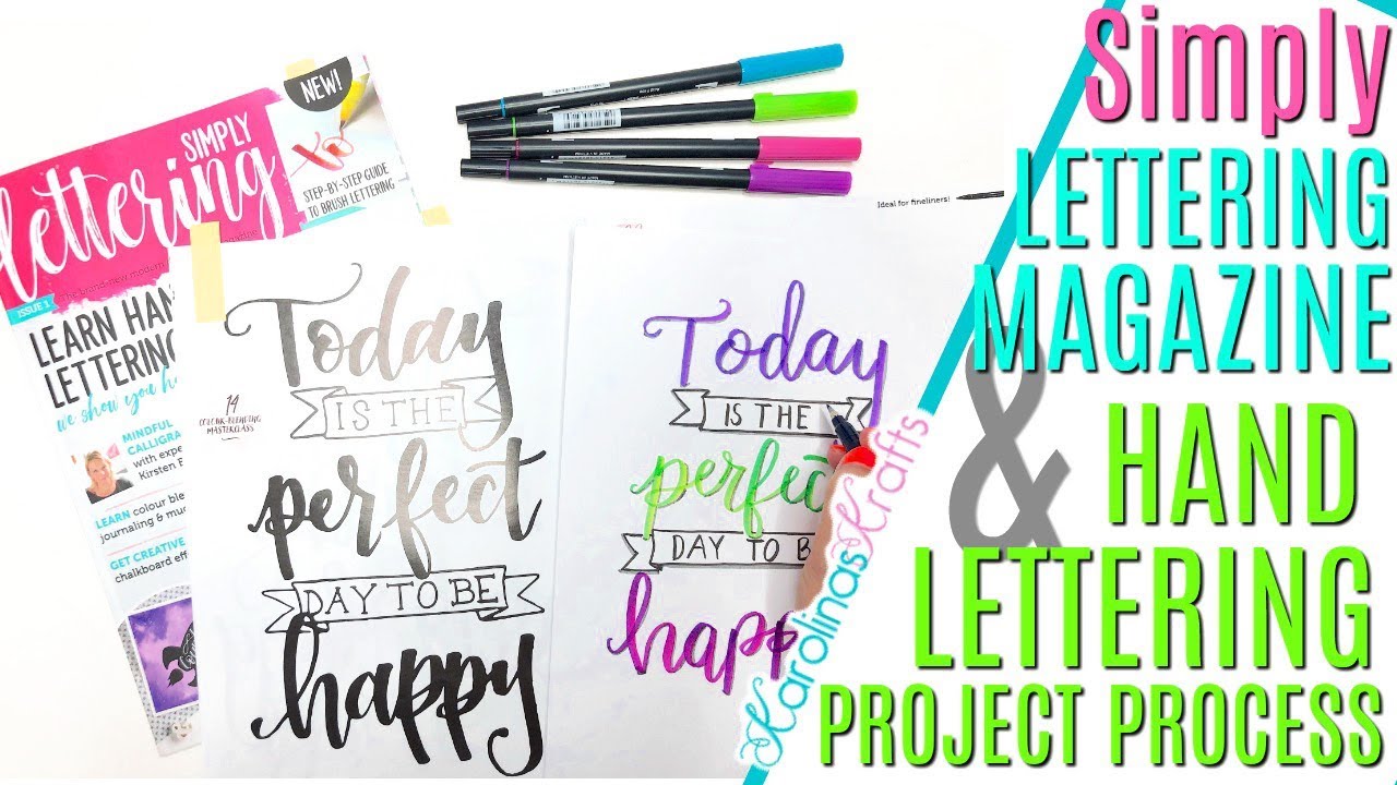 NEW HANDLETTERING MAGAZINE: Simply lettering magazine and hand ...