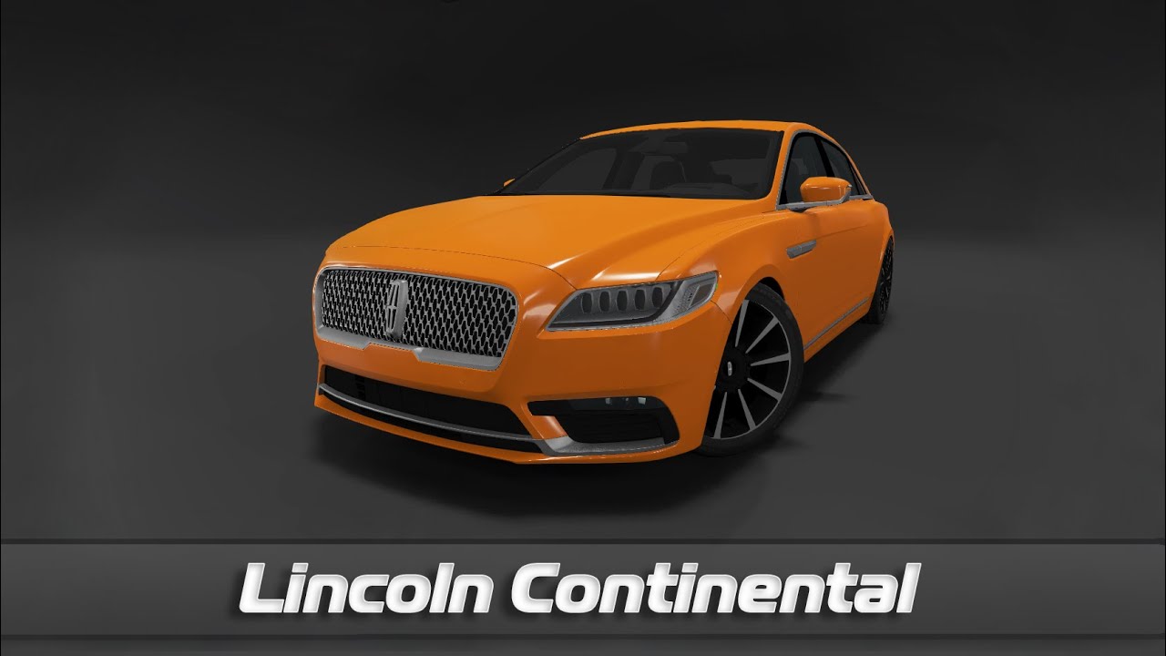 Мод Lincoln Continental для BeamNG.drive - YouTube