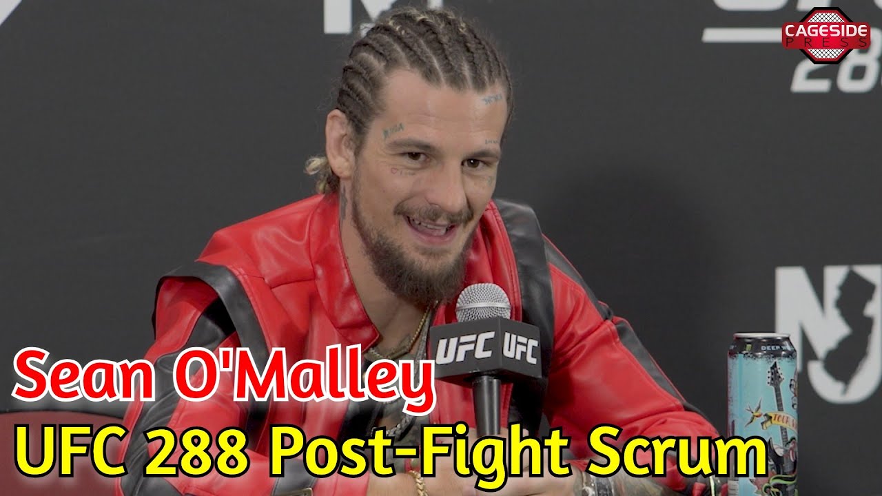 Sean O'Malley Reacts To Title Fight vs Sterling, Face-Off In Cage | UFC ...